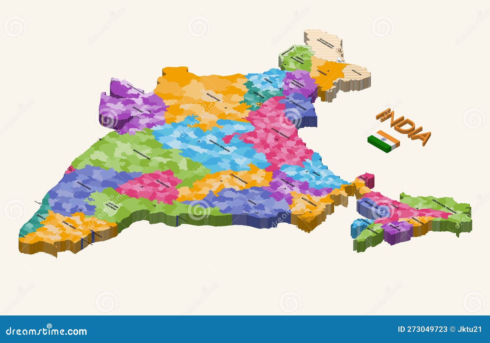 Daman And Diu Map Vector | CartoonDealer.com #131230468