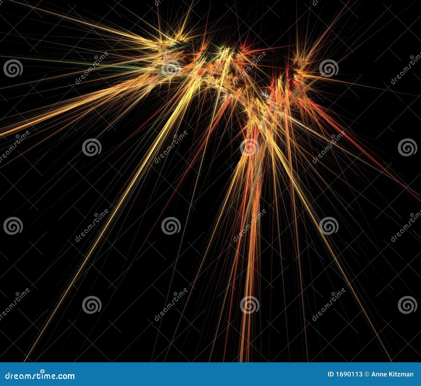 Yellow Static, Lightening Or Electric Charged Expl Stock Image ...