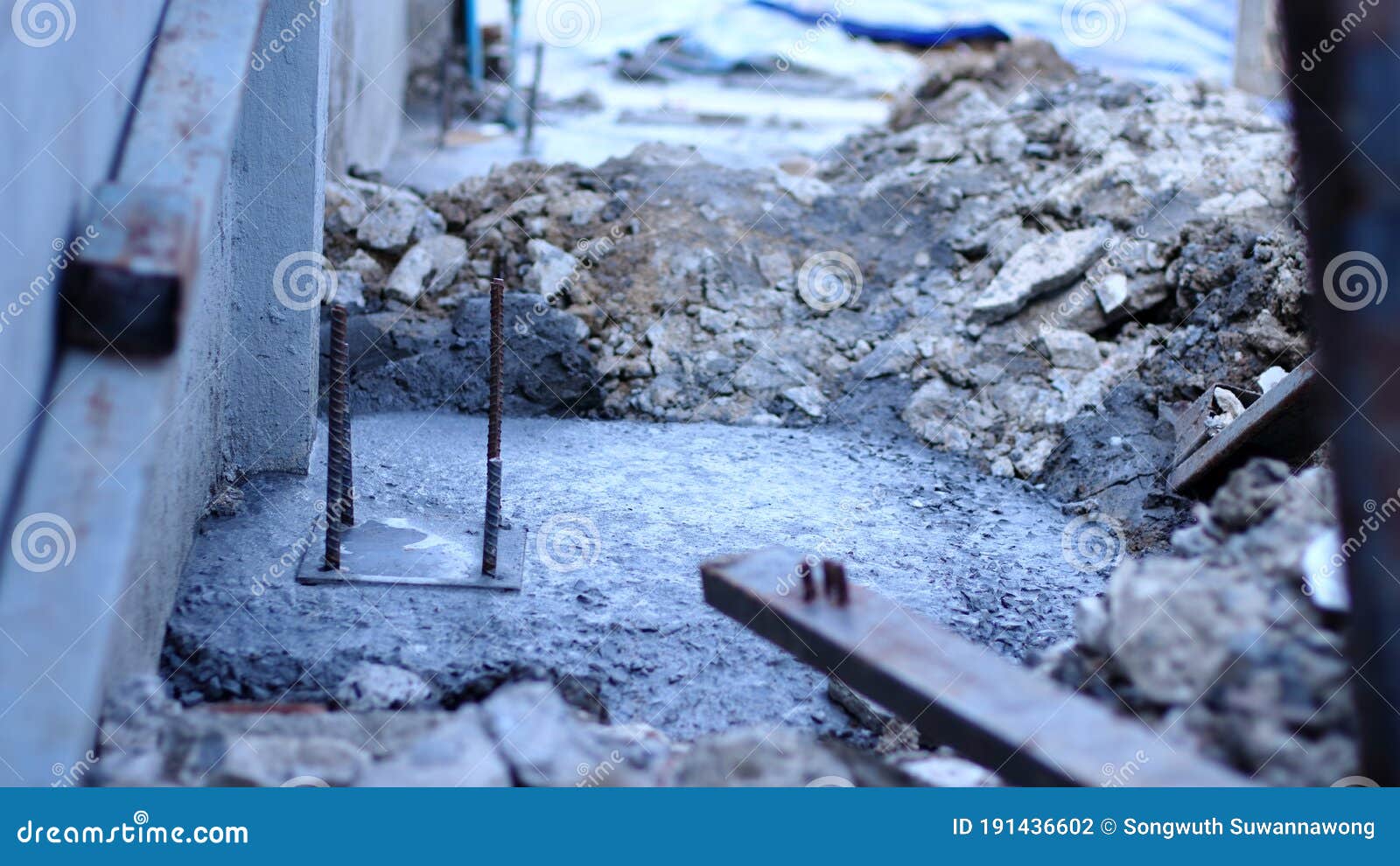 Static Boring Pile Foundation Engine Stock Photo - Image of activity ...