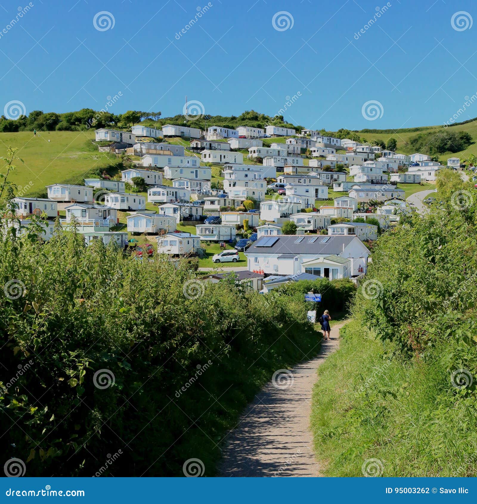 Static caravan park editorial photography. Image of scenic - 95003262