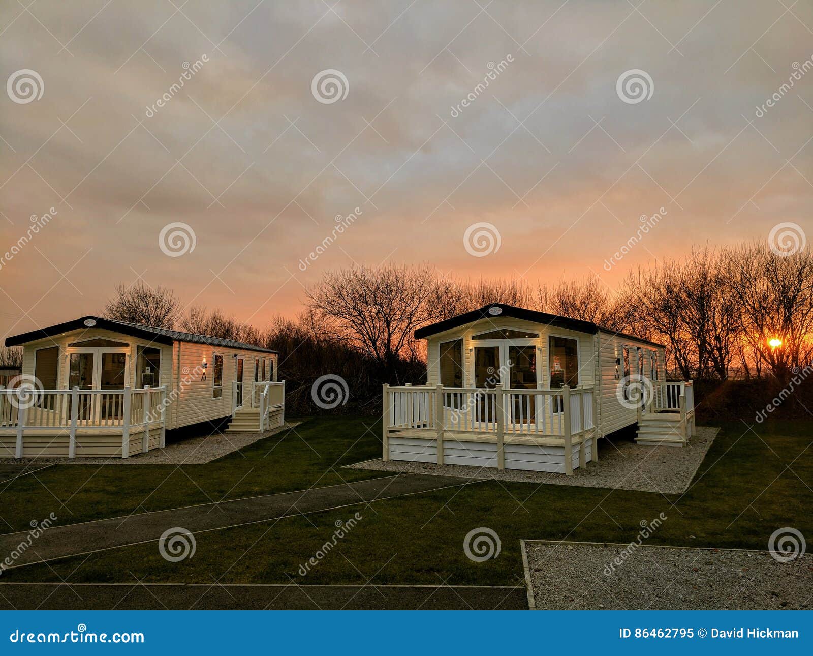 Static caravan stock image. Image of holiday, static - 86462795