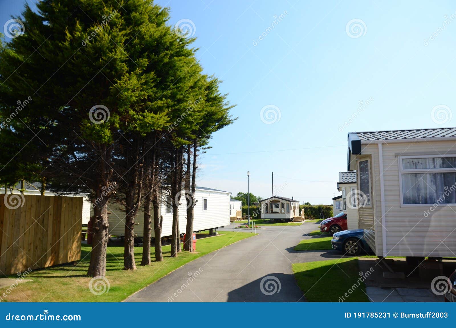 Static Caravan, Temporary Structure, Modular Building Stock Image ...