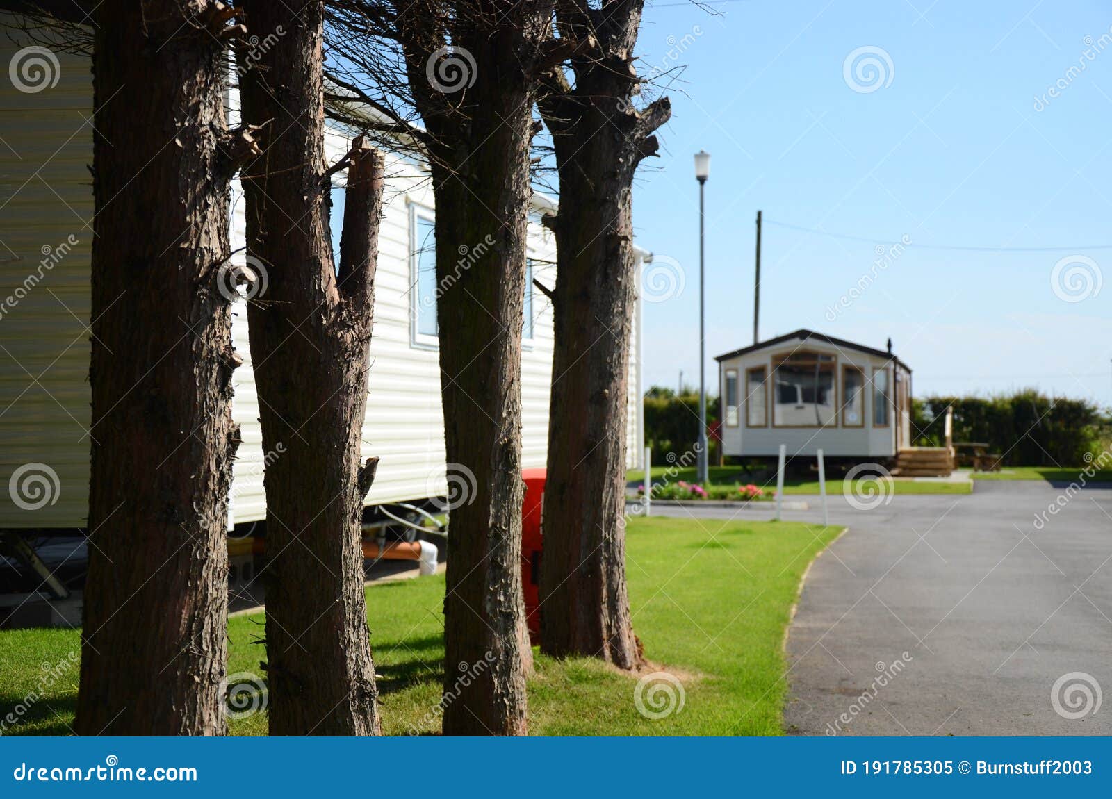 Static Caravan, Temporary Structure, Modular Building Stock Image ...