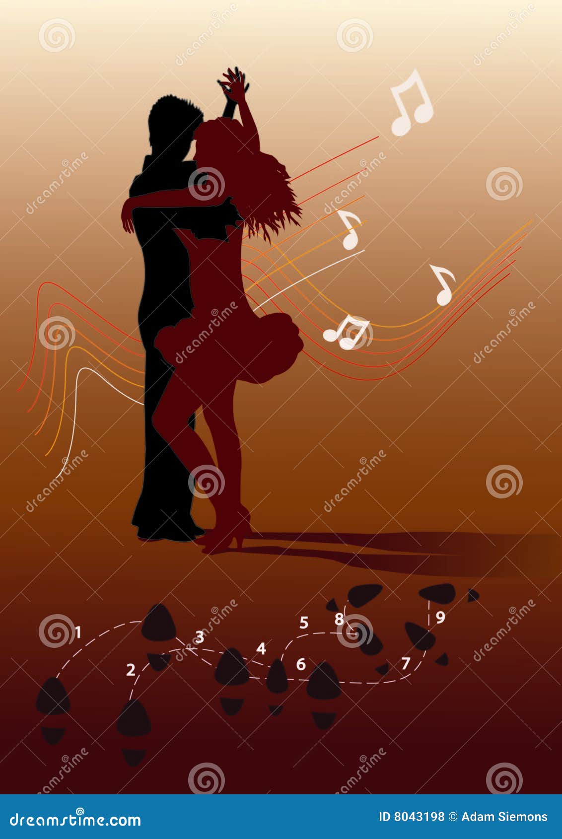 Static dance stock vector. Illustration of male, people - 8043198