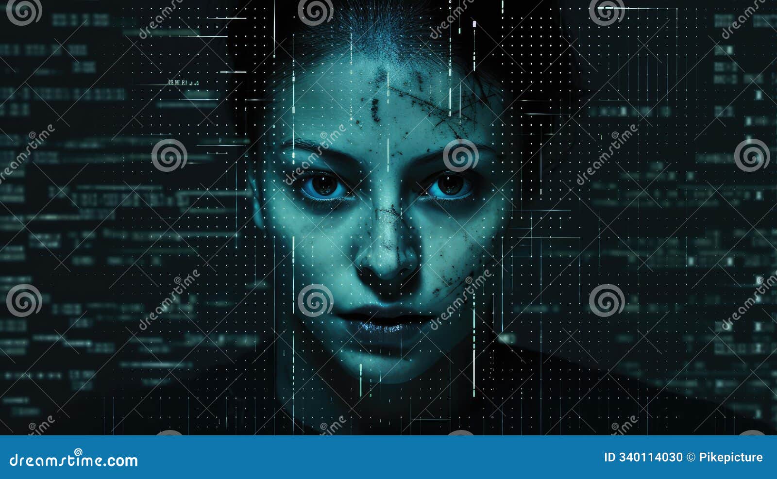 Static Digital Screen Texture Stock Illustration - Illustration of ...