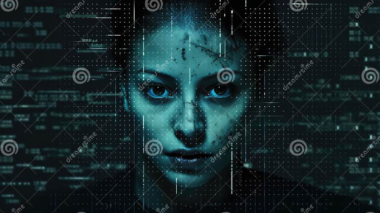 Static Digital Screen Texture Stock Illustration - Illustration of ...