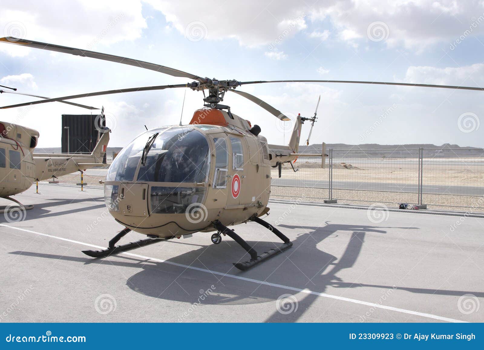 Static Display of Bell 105, Bahrain Airshow 2012 Editorial Stock Photo ...