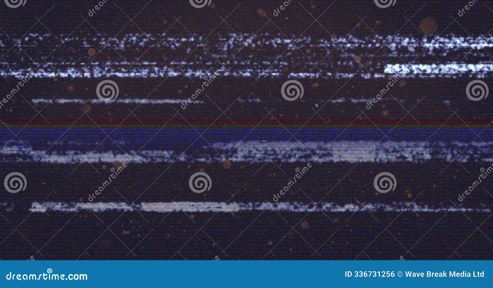 Static Interference And Glitch Effects Image Over Dark Background With ...
