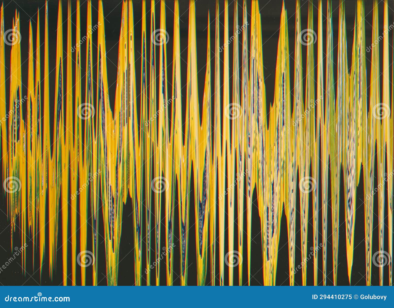 Yellow Static, Lightening Or Electric Charged Expl Stock Image ...