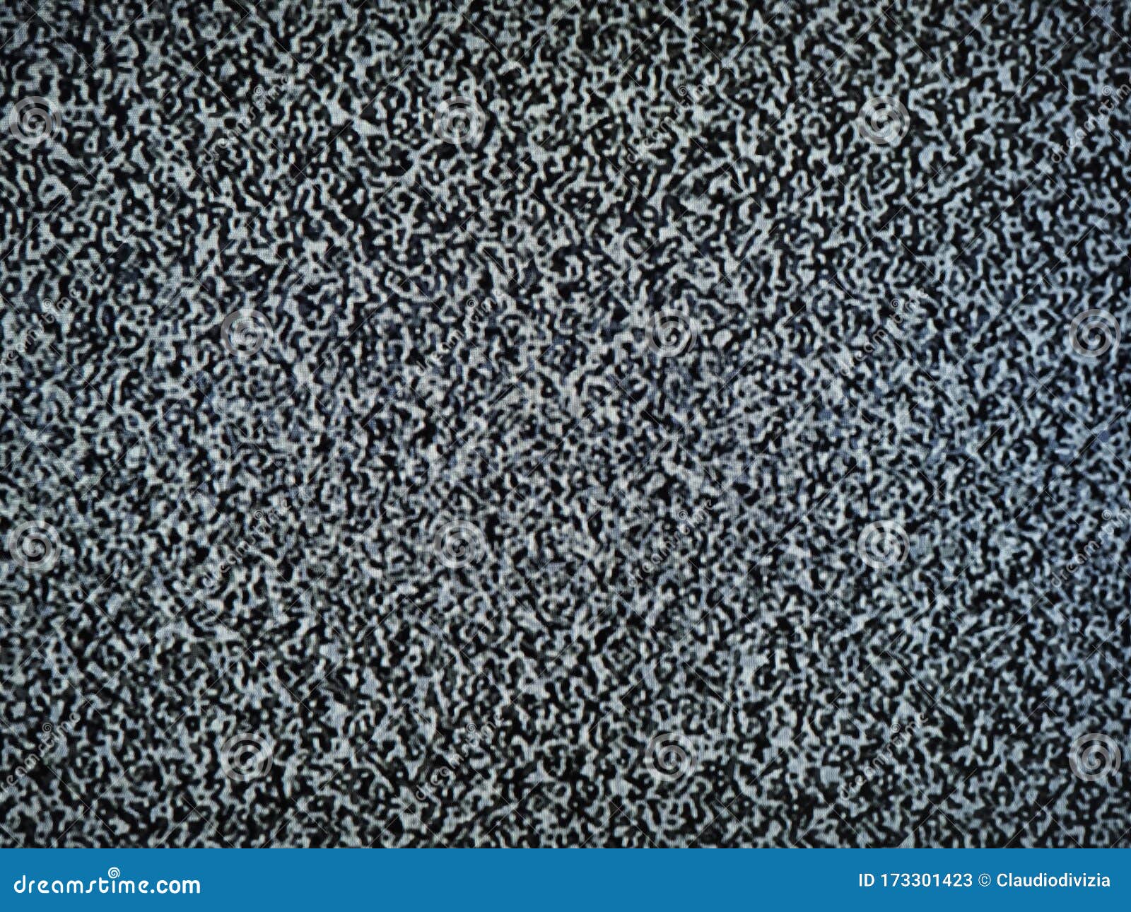 Detuned Analogue TV Screen, Television Static Noise As Background Stock ...