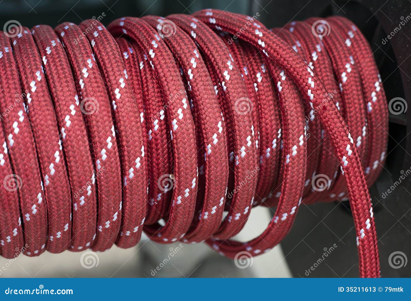 Static rope stock image. Image of rock, holding, reel - 35211613