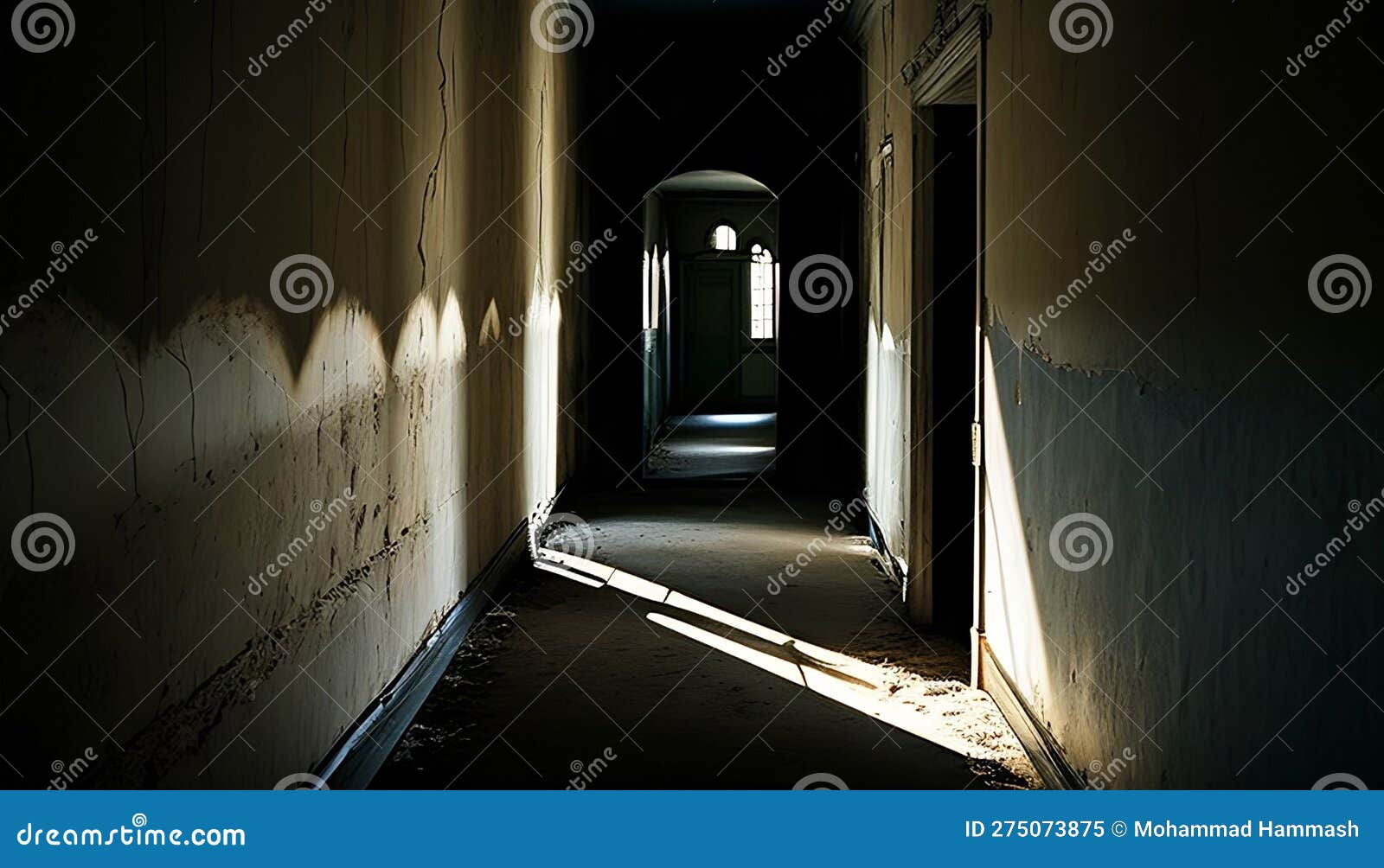 Static Shadows in the Dimly Lit Hallway, Inspired by Edward Hopper S ...