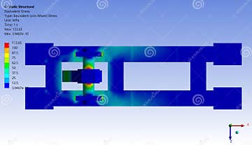 Industrial Lifting Beam for a Hydropower Project Stock Illustration ...