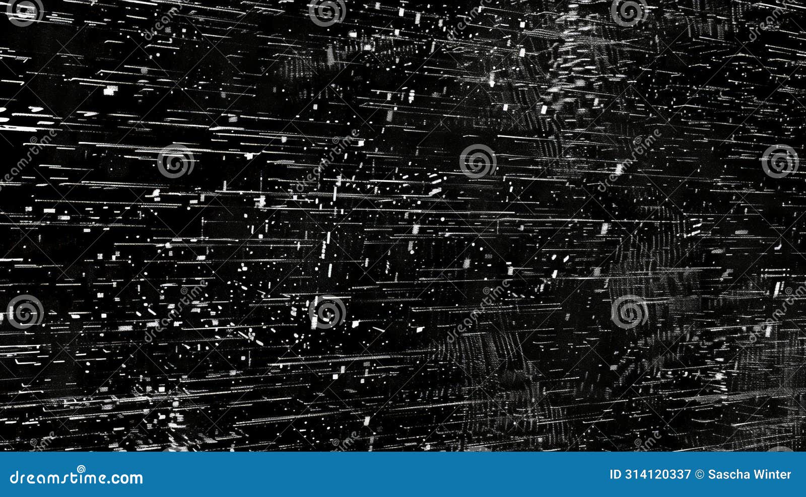 Static Symphony: Analog Signal Noise Stock Image - Image of distortion ...