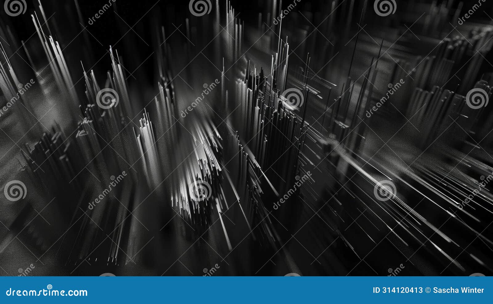 Static Symphony: Analog Signal Noise Stock Image - Image of disruption ...