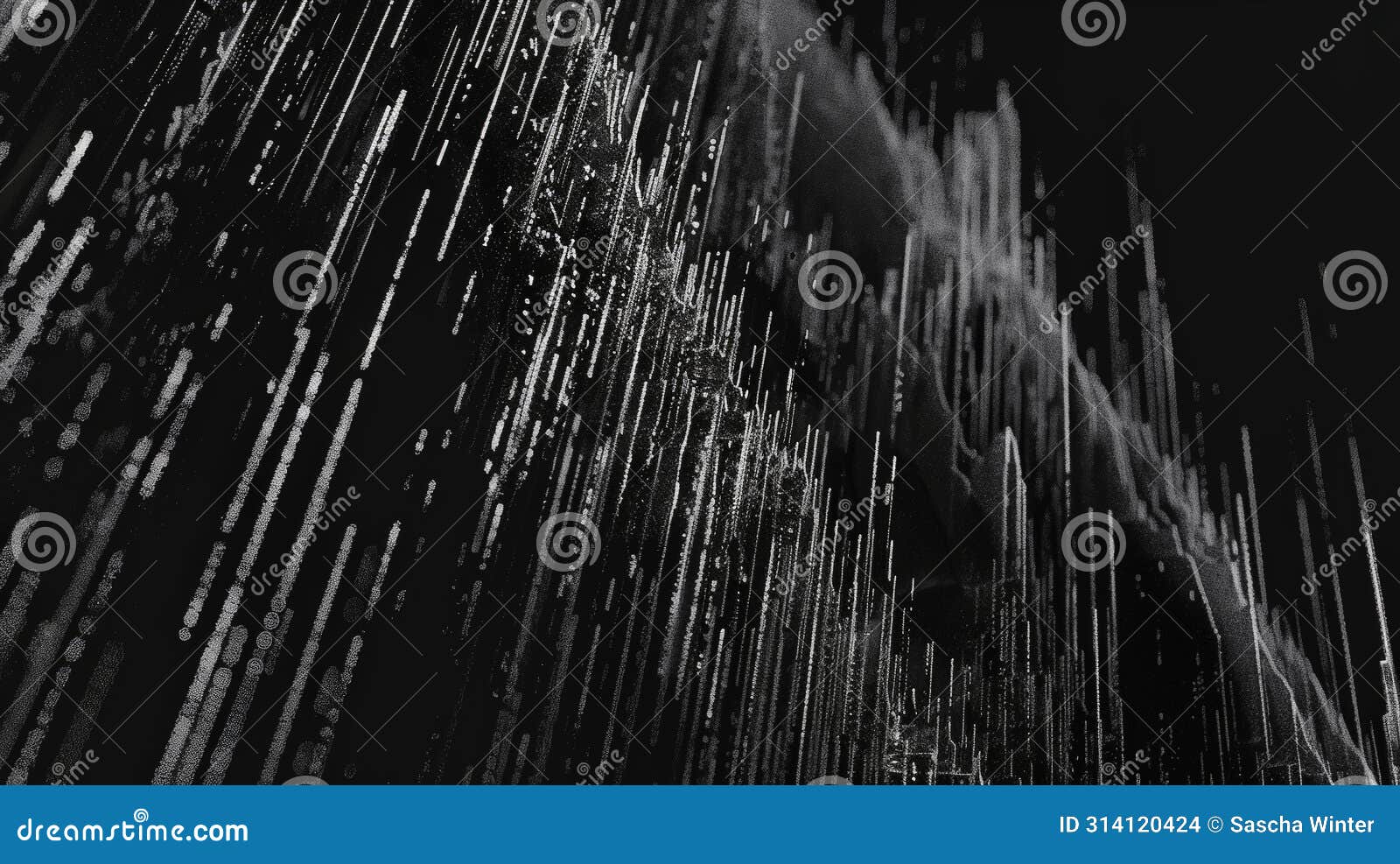 Static Symphony: Analog Signal Noise Stock Photo - Image of frequency ...