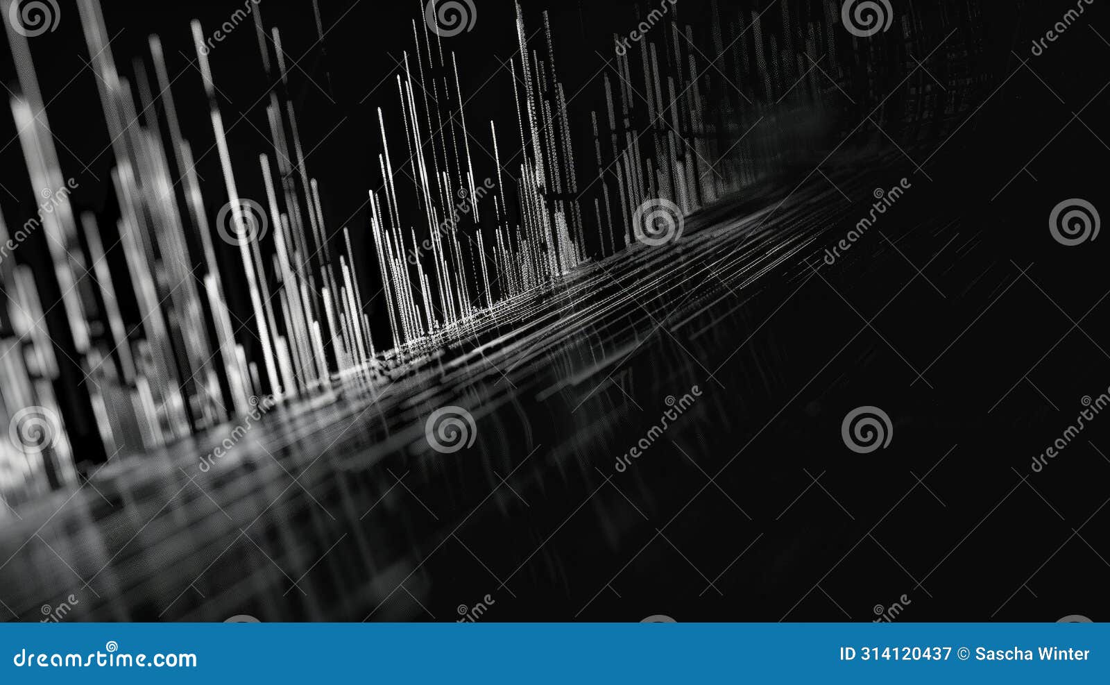 Static Symphony: Analog Signal Noise Stock Image - Image of abstract ...