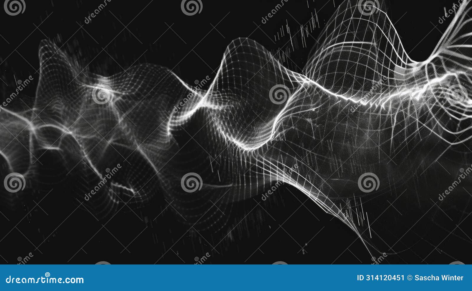 Static Symphony: Analog Signal Noise Stock Image - Image of visual ...