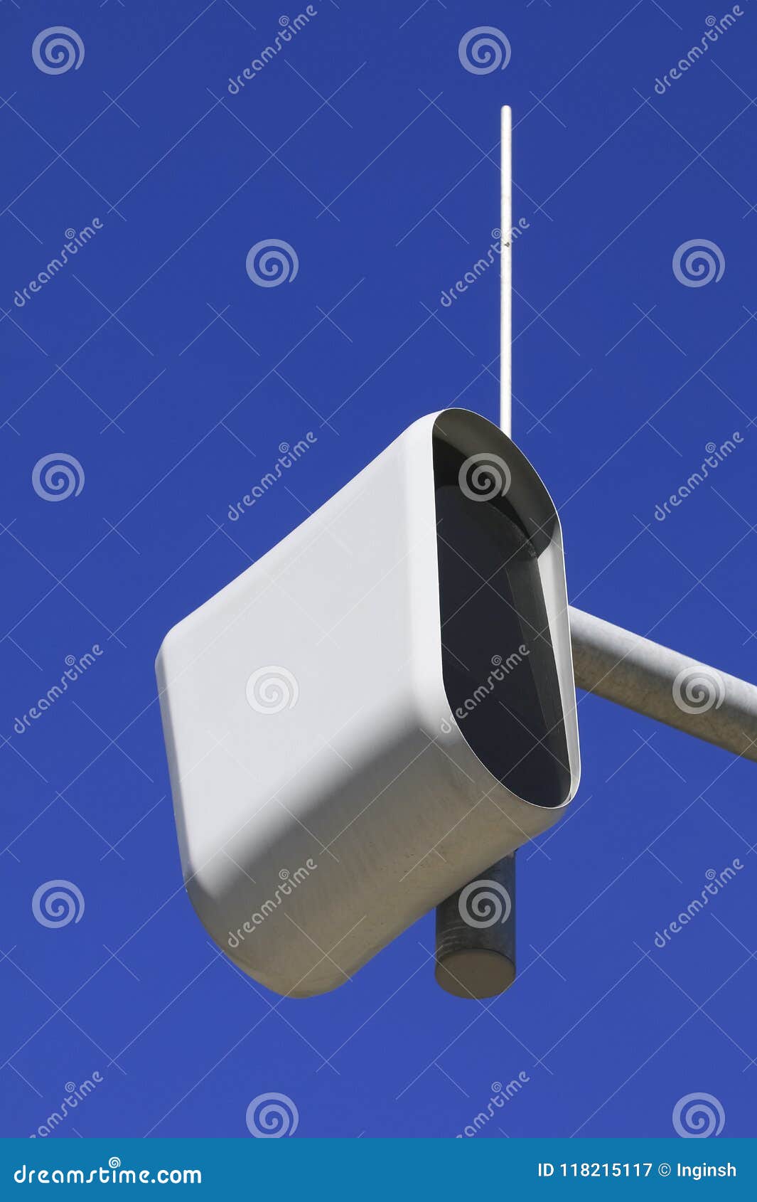 Static Speed or Safety Camera Against a Blue Sky Stock Image - Image of ...