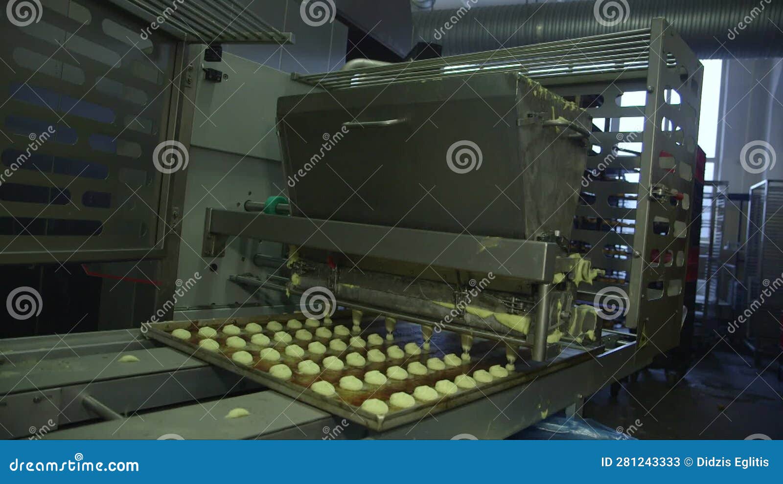 Wind Cake Extruder with Conveyor Base Stock Video - Video of ...