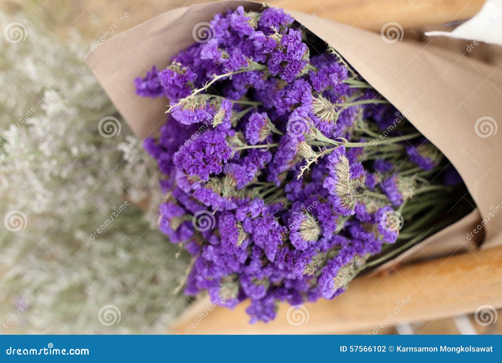 Statice Flower Bouquet, Soft Focus Stock Photo - Image of petal, flora ...