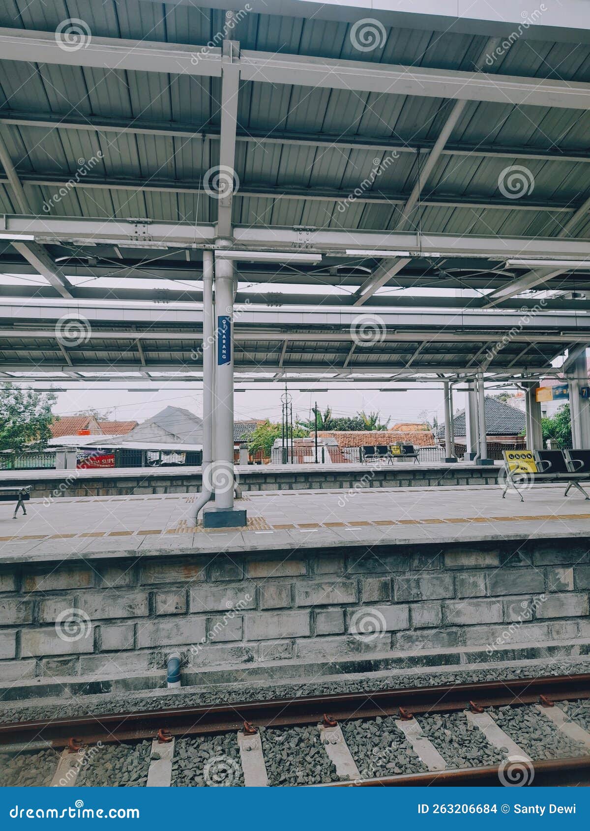 Station Building in a Mall Town Editorial Stock Image - Image of train ...