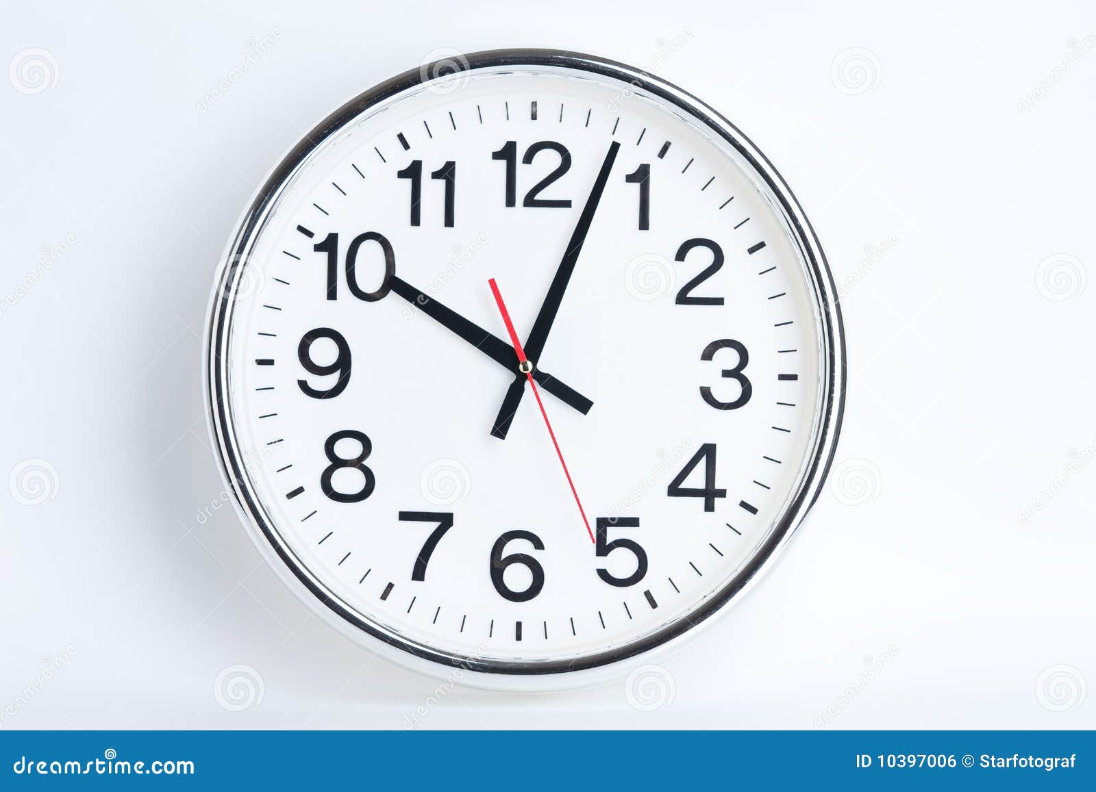 Station clock stock photo. Image of needle, minute, front - 10397006