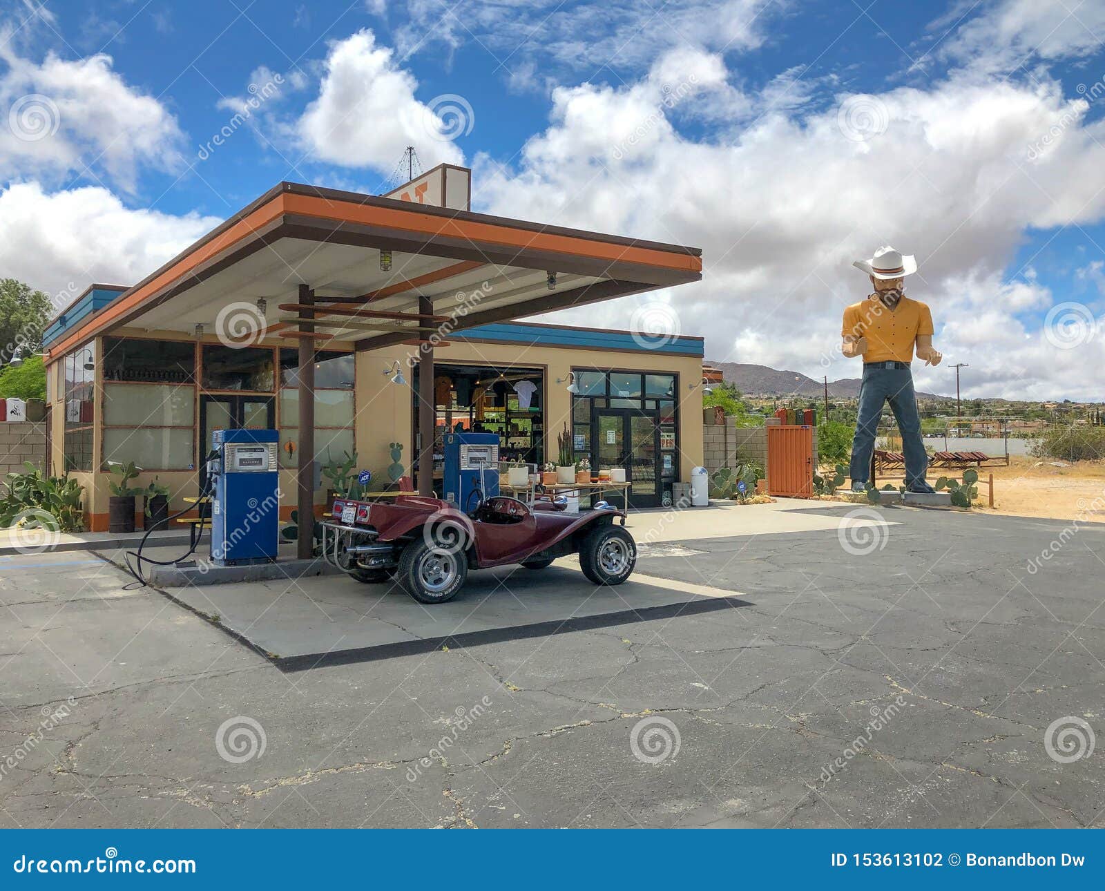 The Station, Famous Gas Station in the Middle of the Desert Editorial ... The Station, Famous Gas Station in the Middle of the Desert Editorial ...