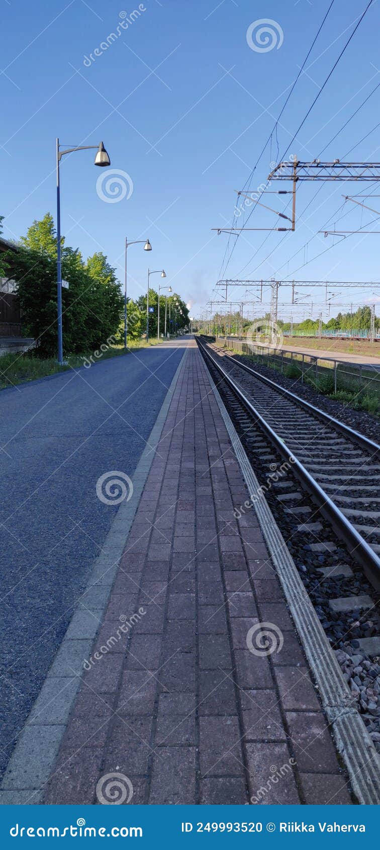 The Station Platform is Long. Many Different Materials in Parallel ...