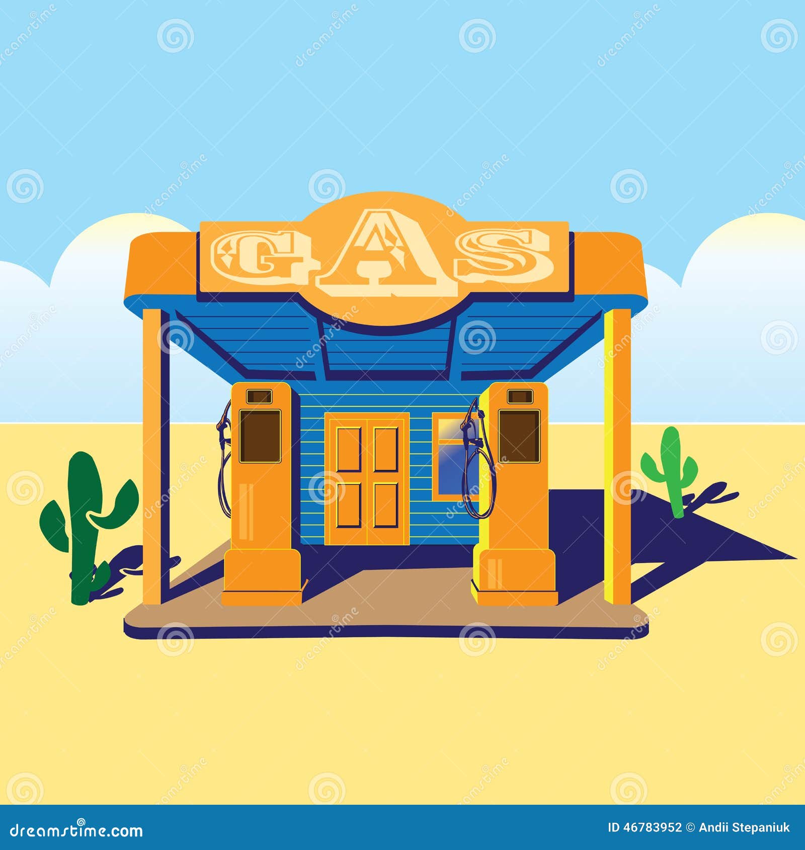 Station service illustration de vecteur. Illustration du mémoire - 46783952