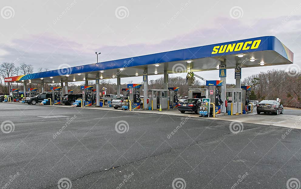 Station service de Sunoco photo éditorial. Image du énergie - 88531436