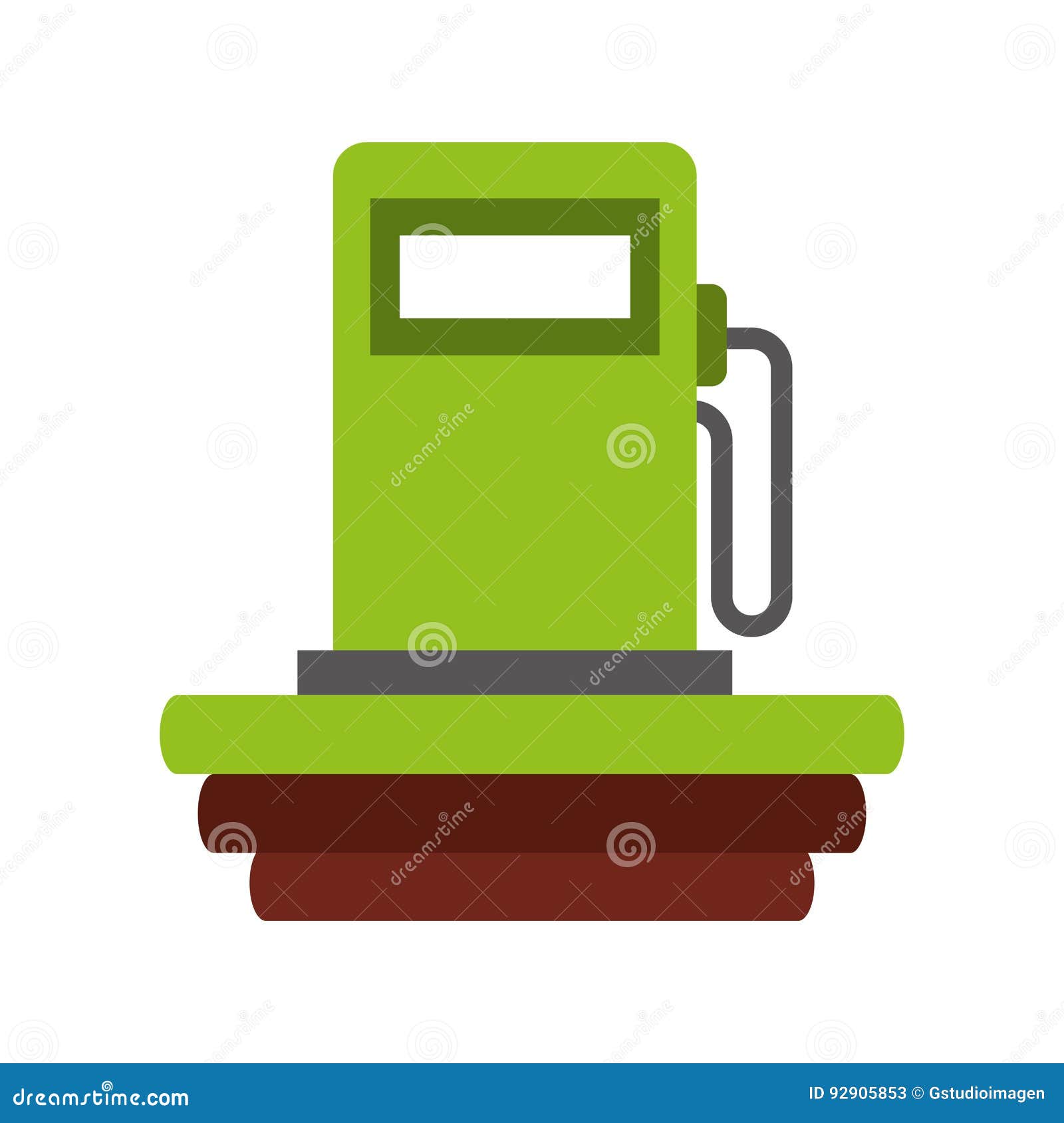 Station service pump icon stock vector. Illustration of diesel - 92905853