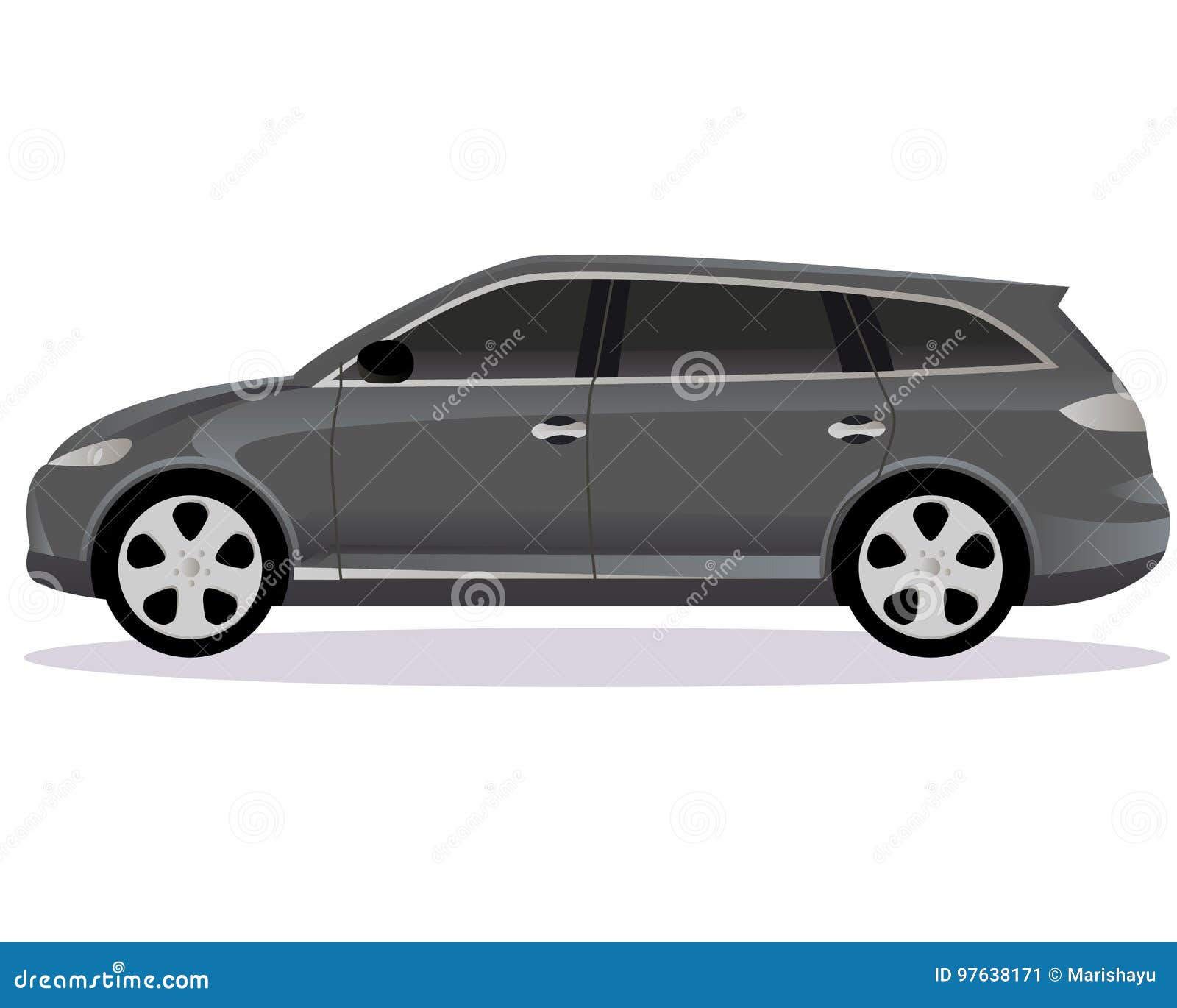 Station Wagon Car Body Type Stock Vector - Illustration of ...
