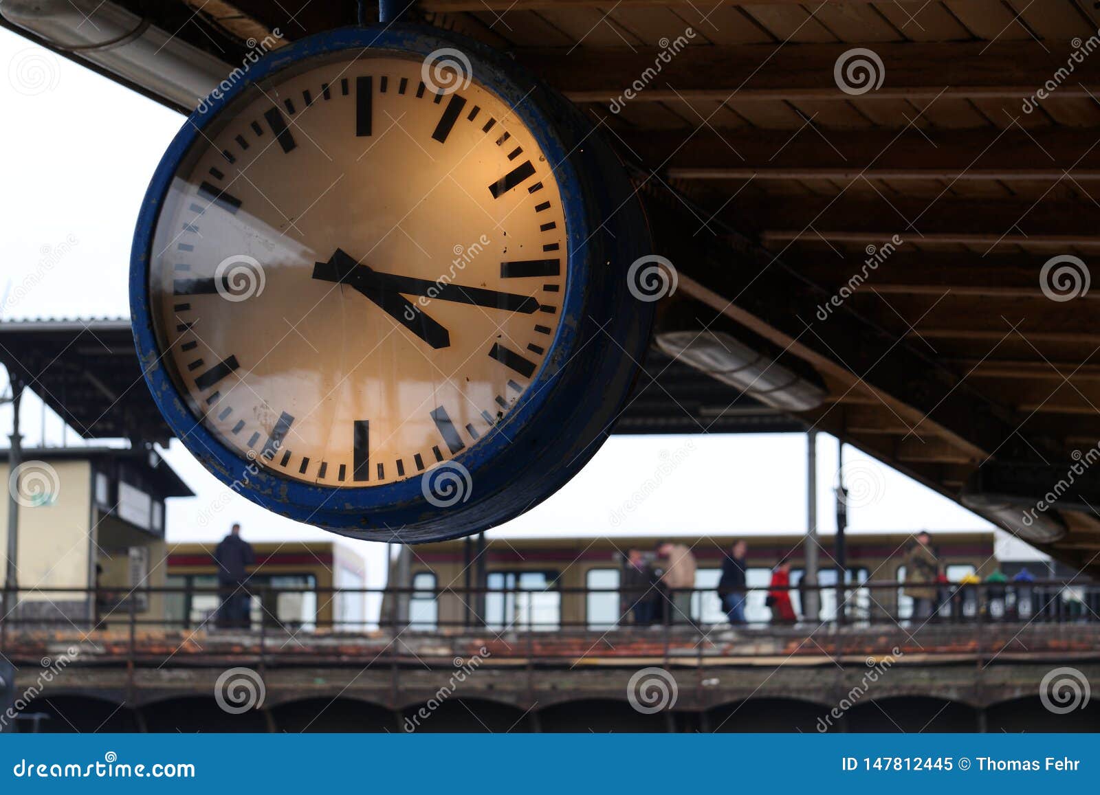 Station watch Berlin stock image. Image of business - 147812445