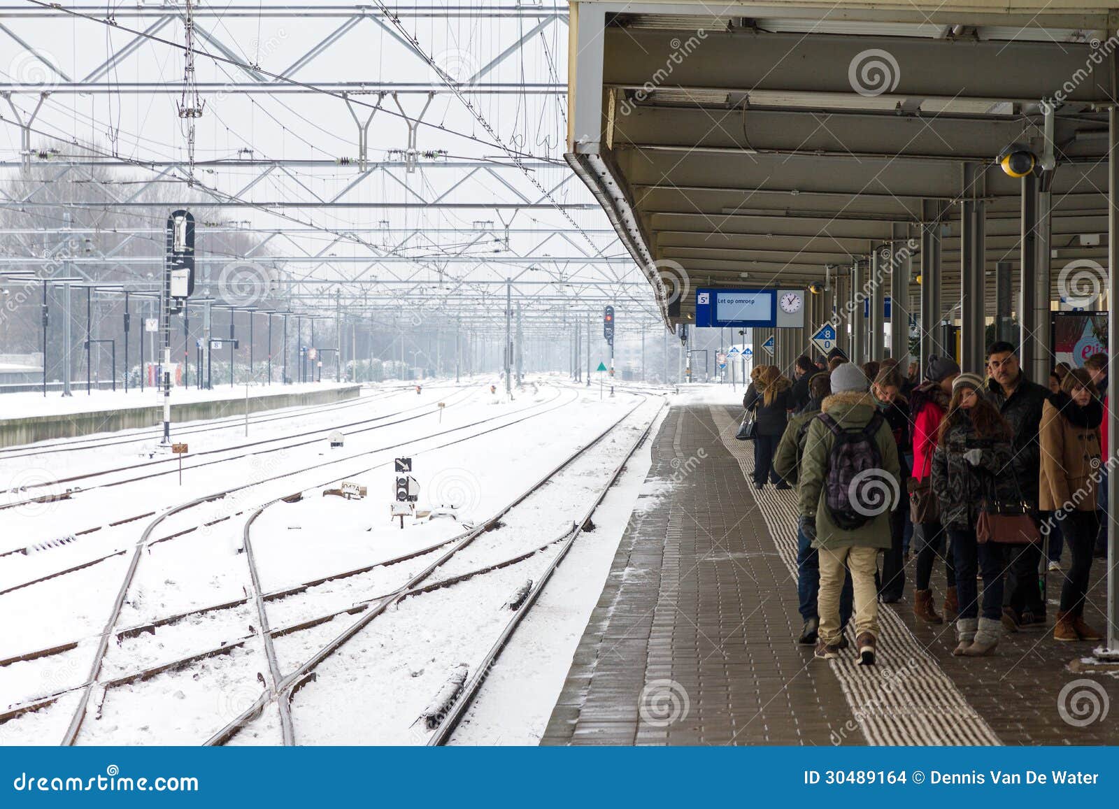 NYC Delayed Train Passengers In Crowded Train Packed People Editorial ...