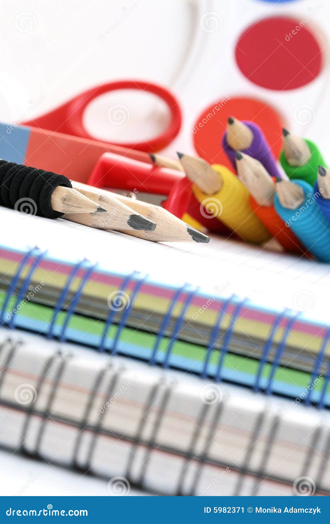 Stationary stock image. Image of tool, book, craft, spiral - 5982371