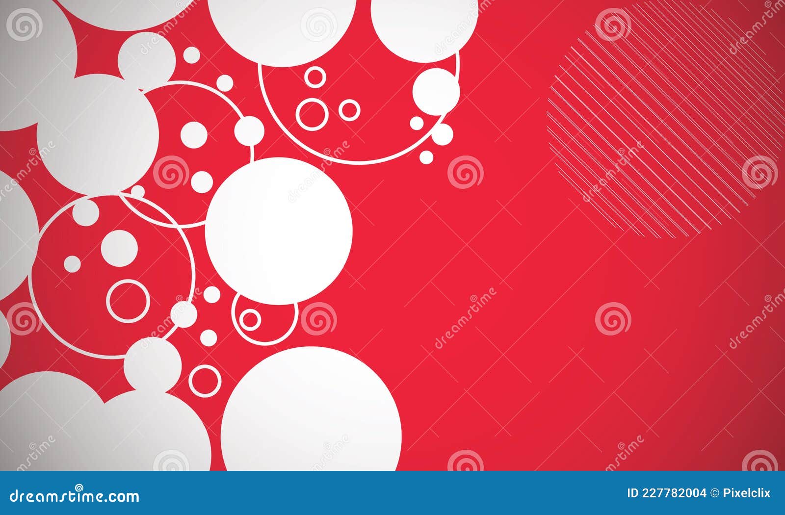 Stationary Card Design Red Template Stock Illustration - Illustration ...