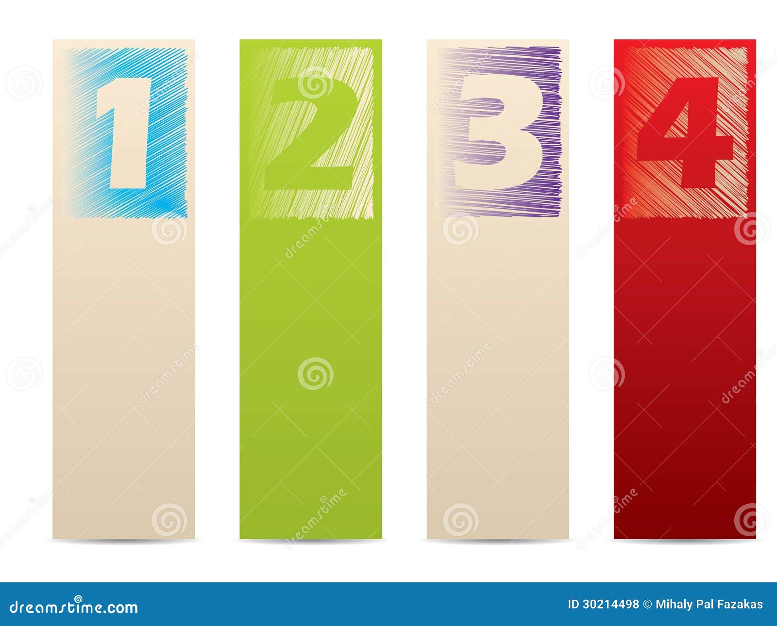 Stationary Design Label Set Stock Vector - Illustration of blue, draw ...