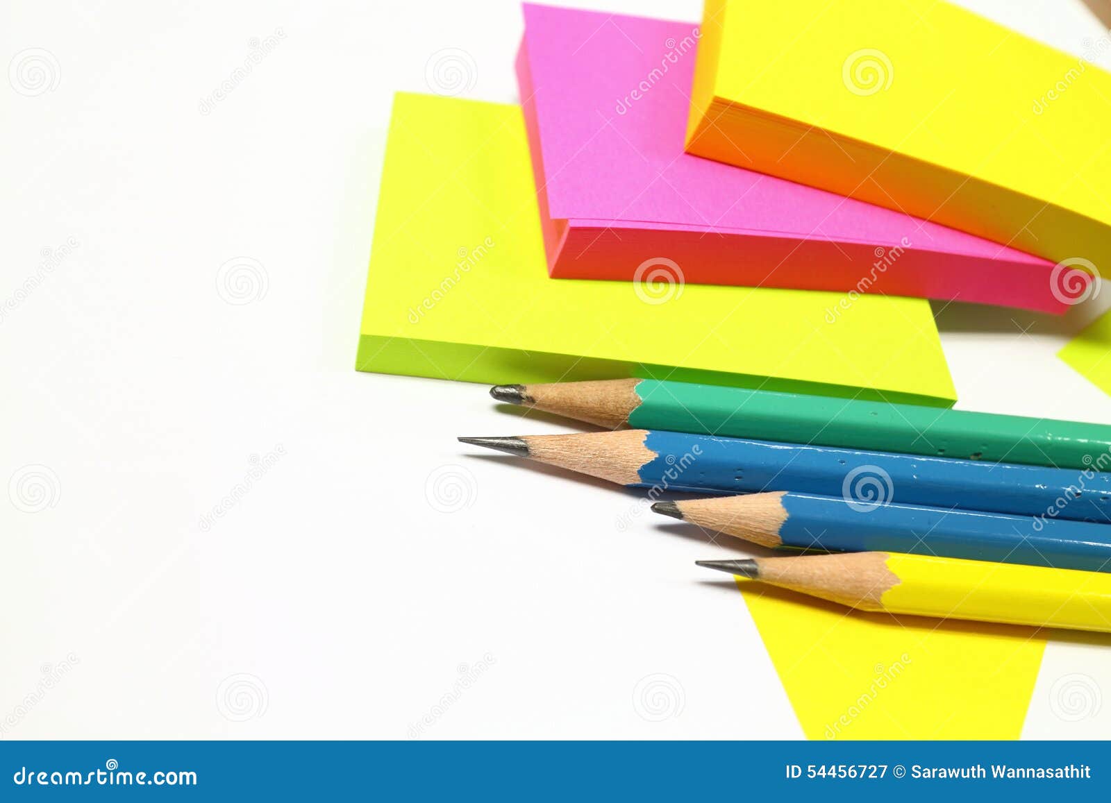 Stationary stock image. Image of business, color, paper - 54456727