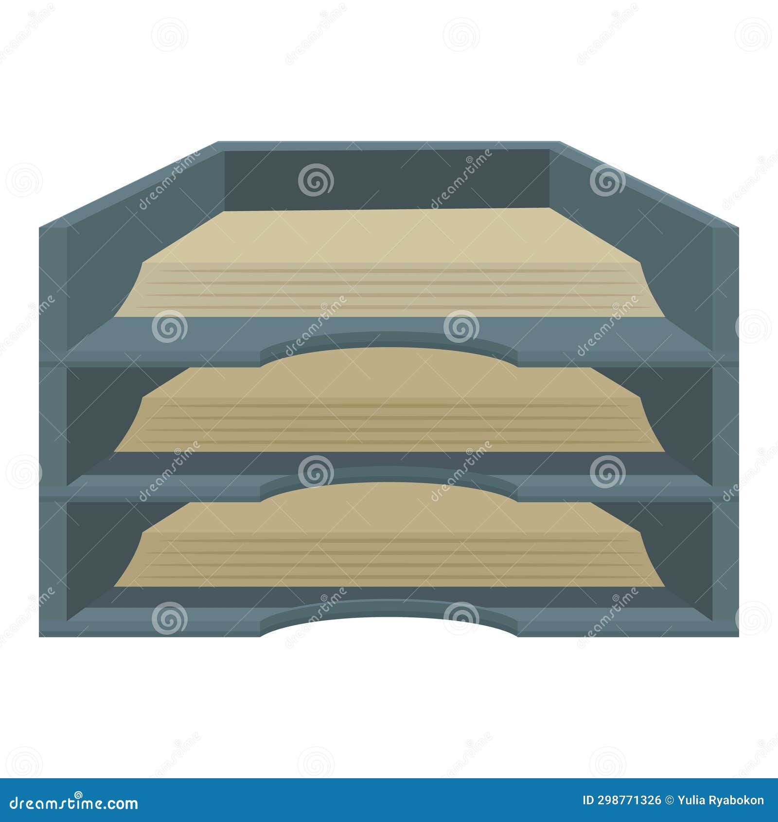 A Stack Of File Folders Vector Illustration | CartoonDealer.com #192628123