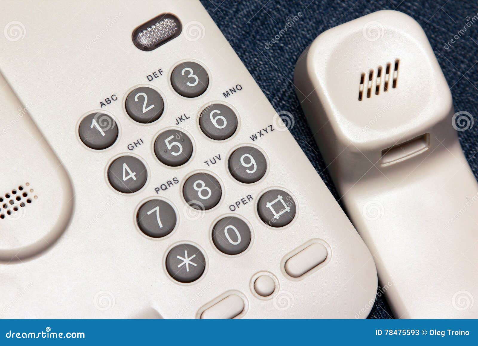 Stationary Phone Keypad Closeup Stock Image - Image of keypad, object ...