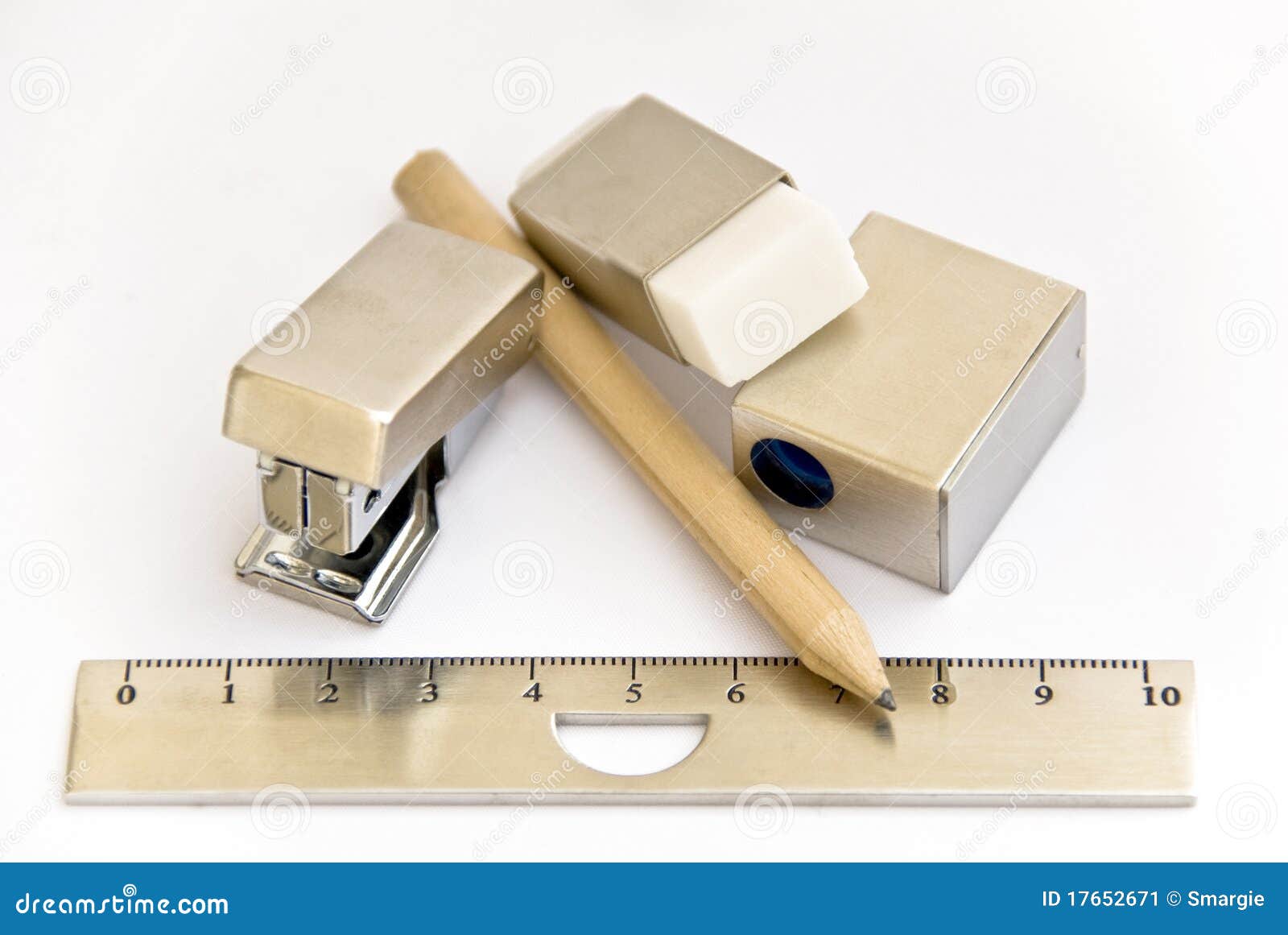 Stationary Set stock image. Image of education, staplers - 17652671
