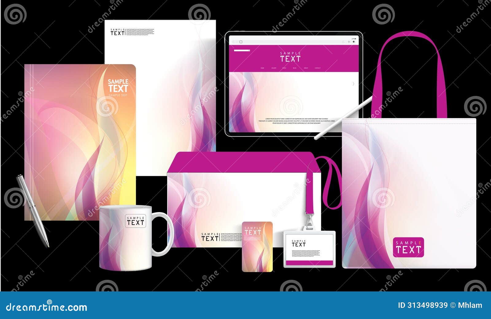 Fully Print Ready Size of Complete Corporate Identity Branding ...