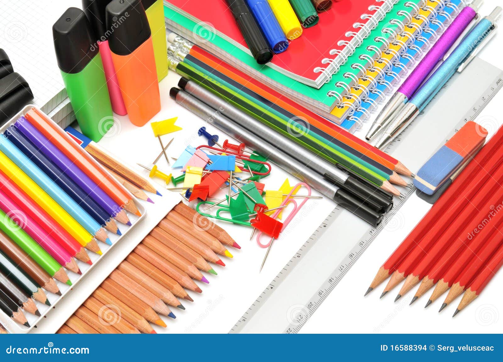 Stationery stock photo. Image of paper, business, guideline - 16588394