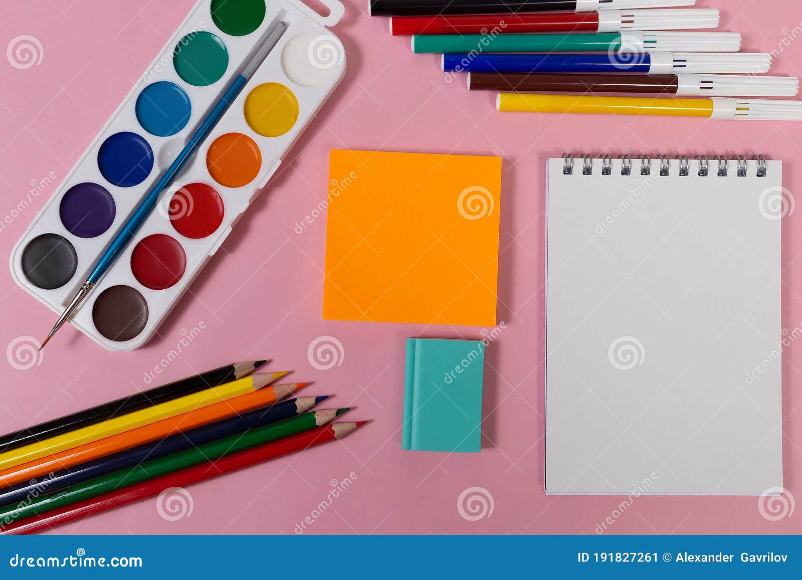 Stationery on Boards. Concept Education Stock Image - Image of ...