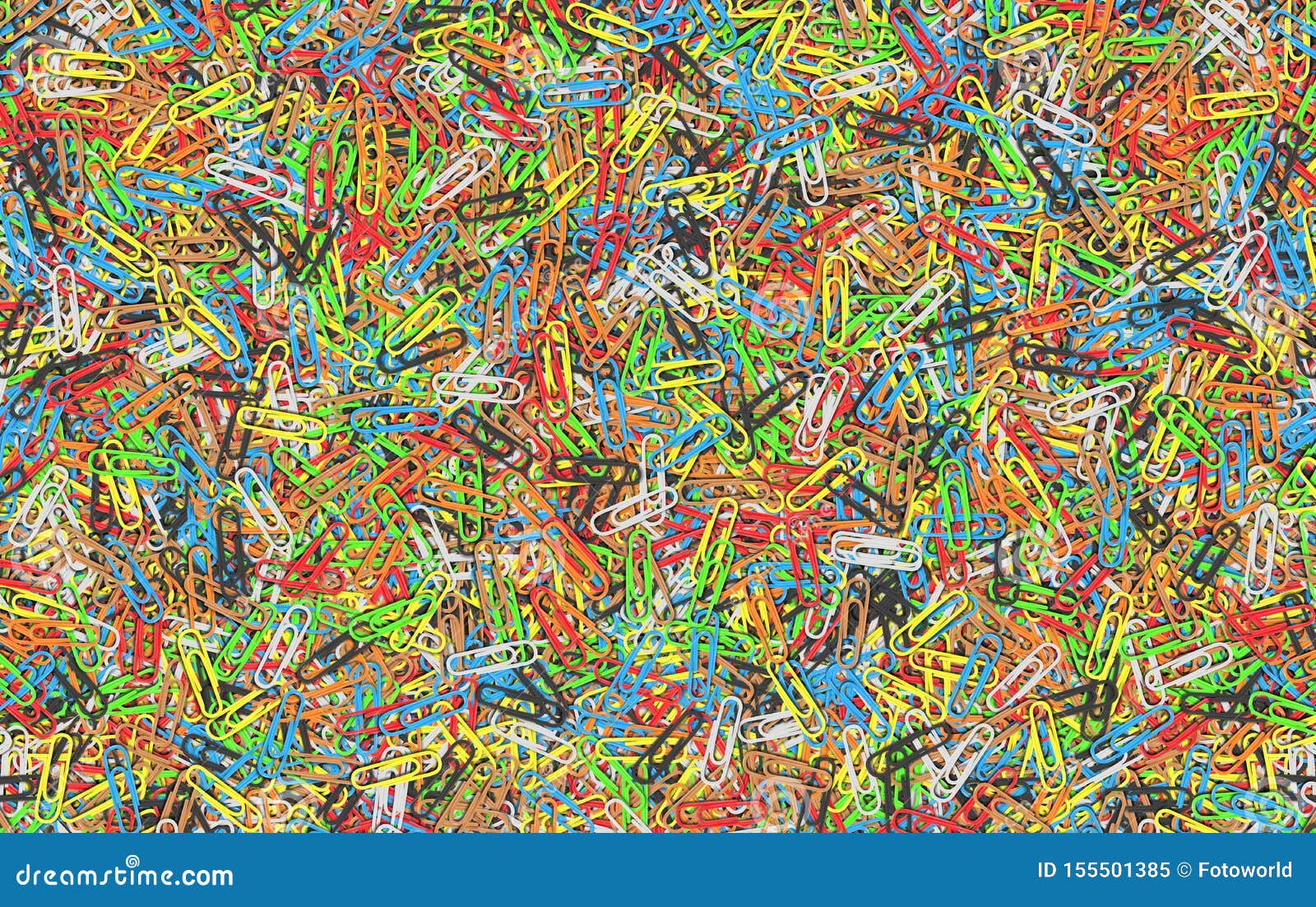 Stationery - Colorful Paperclip Background Stock Image - Image of ...