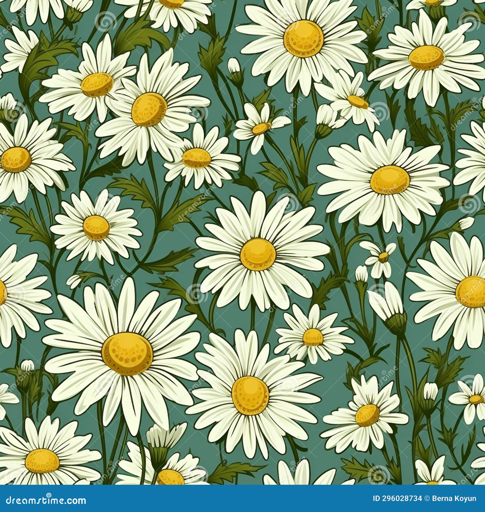 Stationery Design with Flyer Design with Modern Daisy Style Stock ...