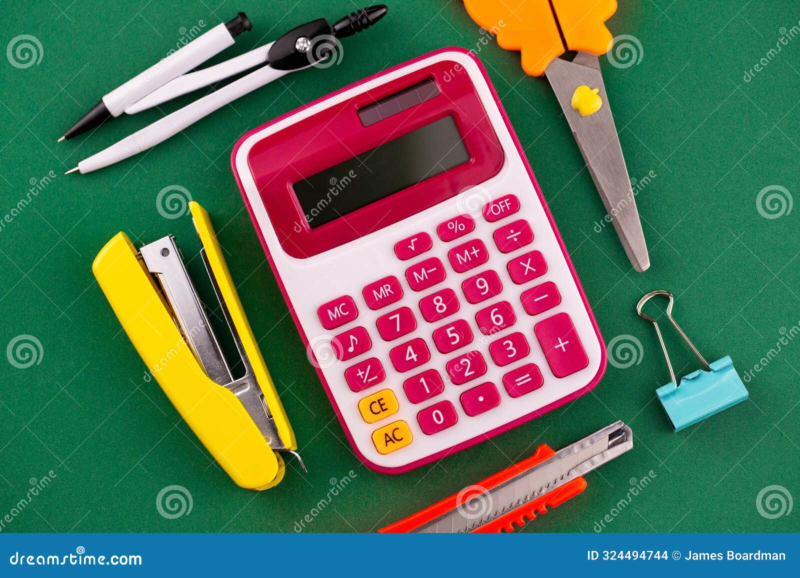 Stationery of Education for Mathematics Class in School. Mathematics ...