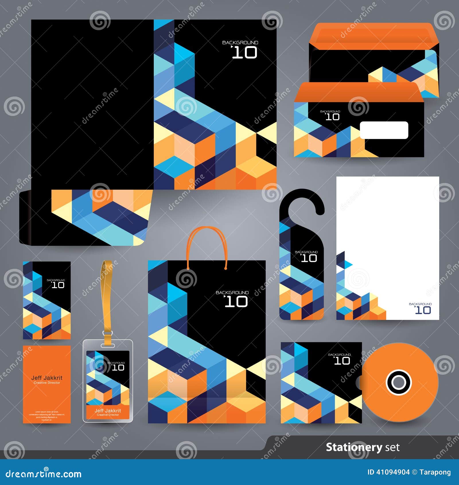 Stationery Set Design / Stationery Set Template. Stock Vector ...