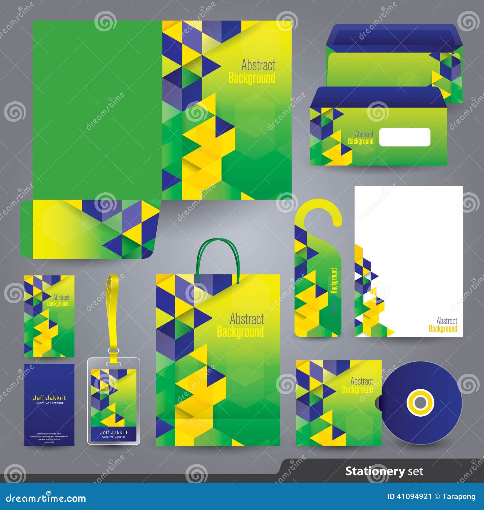 Stationery Set Design / Stationery Set Template. Stock Vector ...